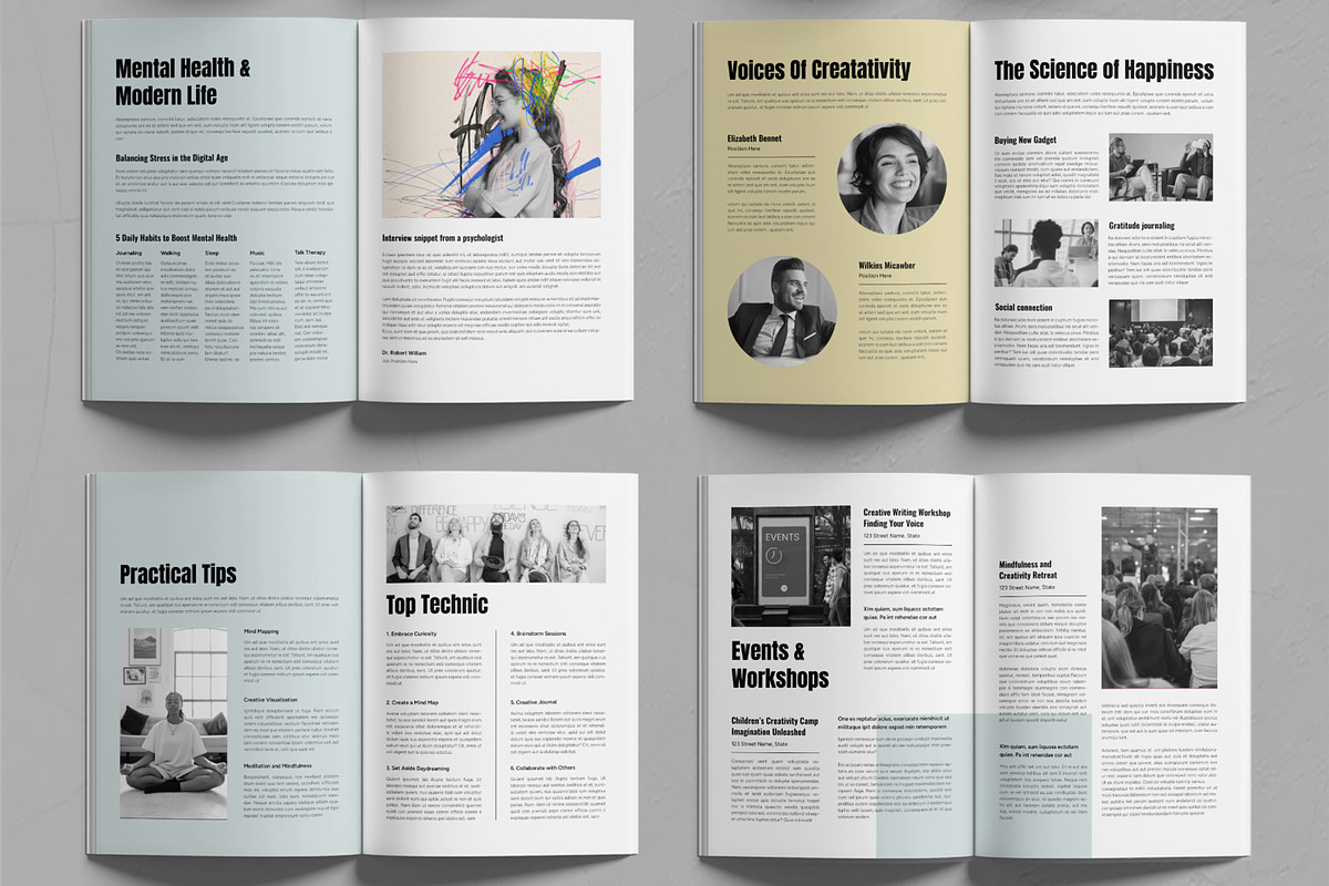 Psychology Magazine Template