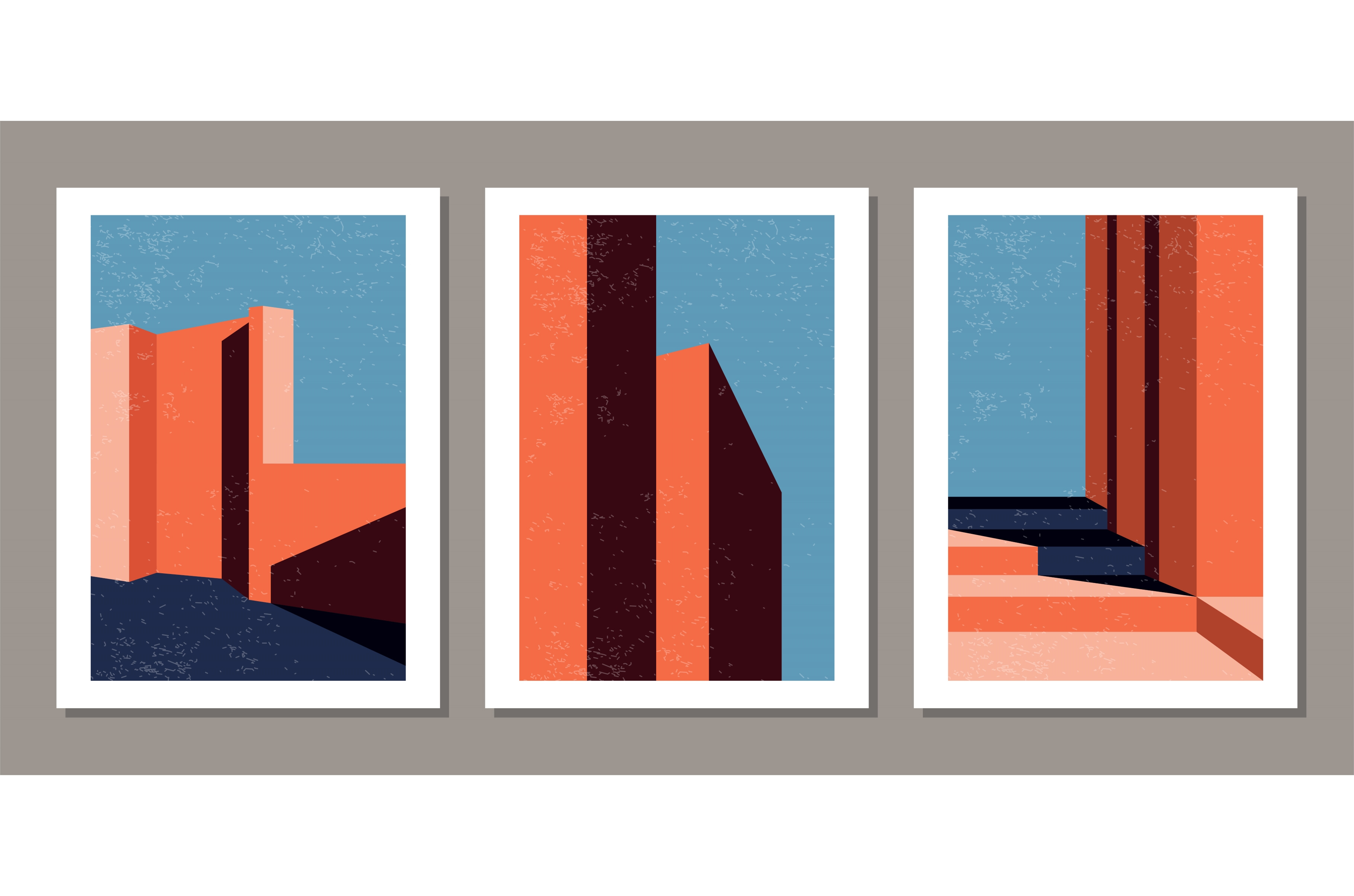 Set of contemporary geometry, a Texture Illustration by C Design Studio