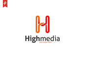 High Media Logo, a Branding & Logo Template by ft.studio