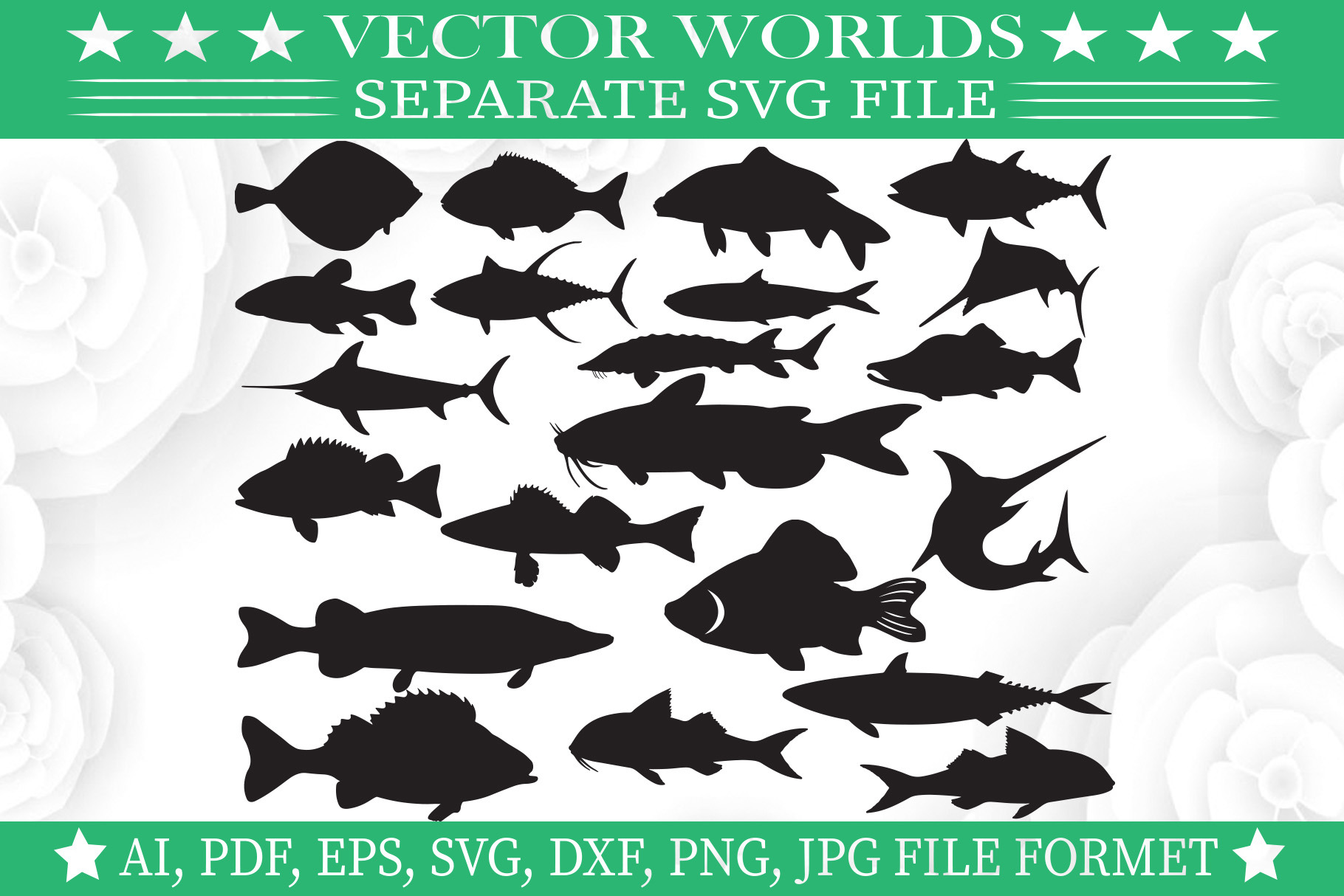 Ocean Fish Svg, Ocean, Sea, Fish Svg, an Object Graphic by VectorWorlds