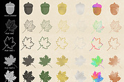 Procreate Stamps Brush Forest Animal, a Shape Add-On by Ducatum