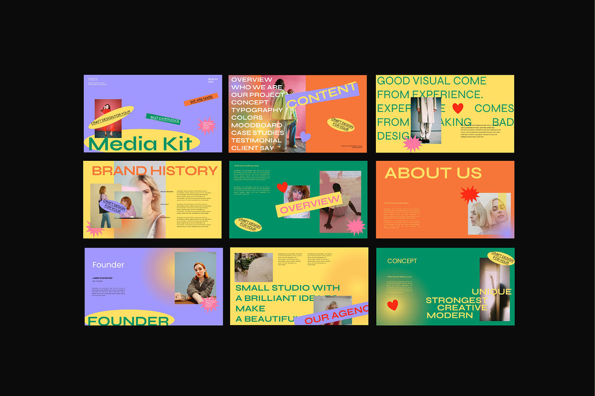 Gen Z - Media Kit Keynote, a Presentation Template by Dirtytemp Studio