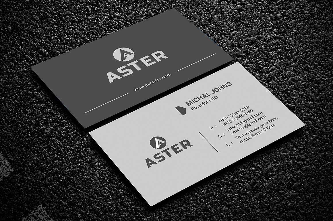 Business Card, a Business Card Template by UI_Expert