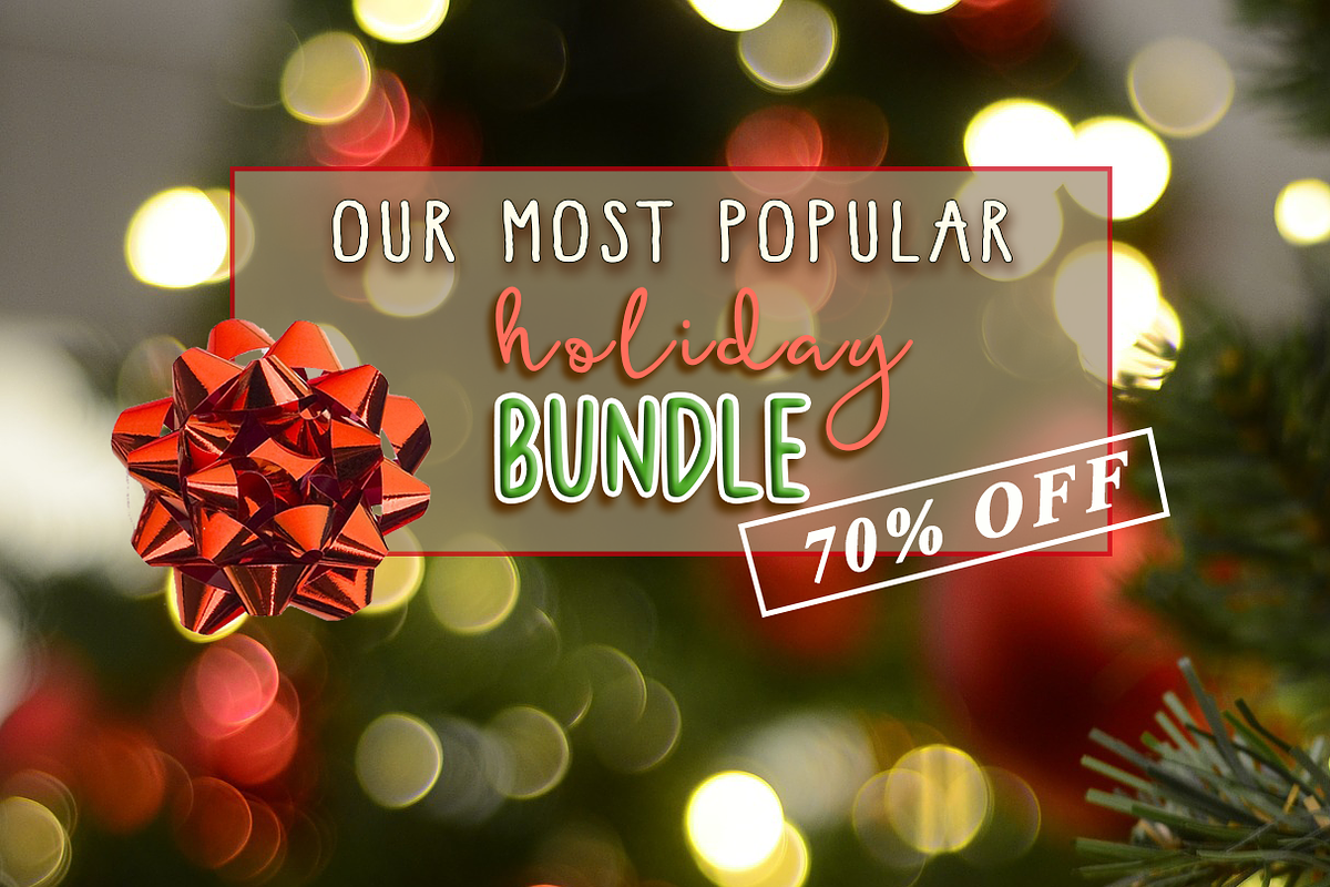 MEGA Holiday Bundle Vol 2 + Freebies, a Product Mockup by Swarovski ...