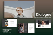 Dialogue - Powerpoint Template, a Presentation Template by AQR Studio