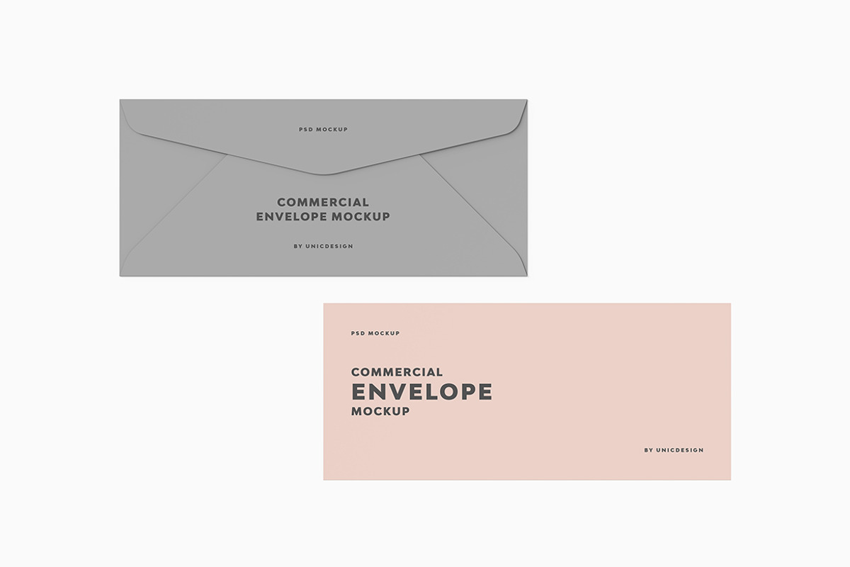 Commercial Envelope Mockup, a Mockup by UnicDesign