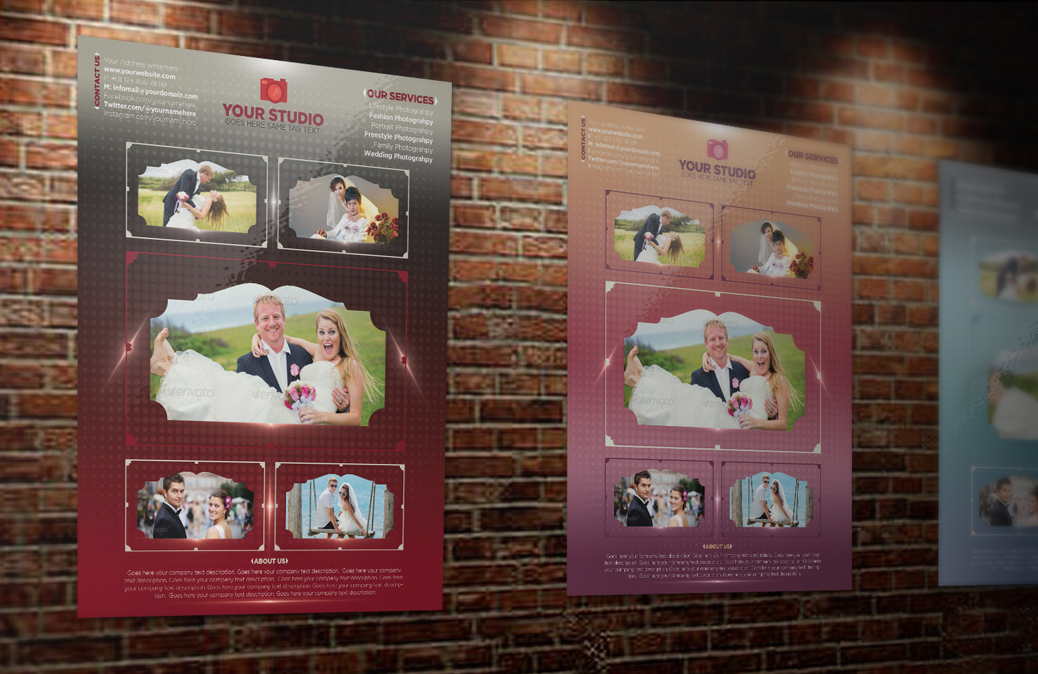 Photograhpy Flyer Template 3 Colors, a Flyer Template by Star Graphic ...