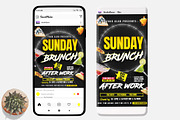 Sunday Brunch Banners PSD Template