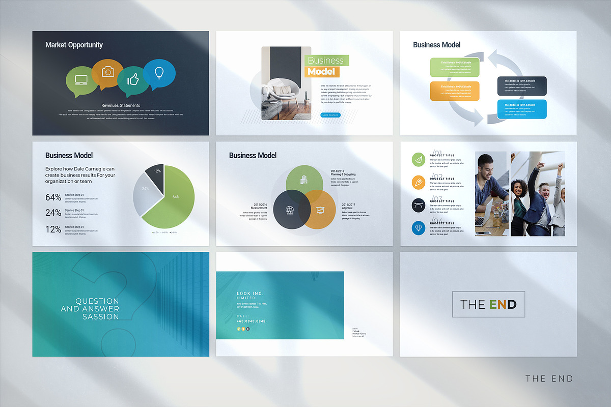 LOOK PowerPoint Template | Creative Market