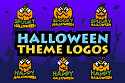 Halloween Mix and Match Logos | Branding & Logo Templates ~ Creative Market