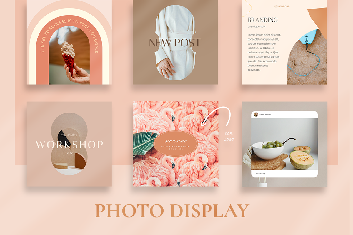 +130 Rainbow collection in Canva, a Social Media Template by Kristina&Co