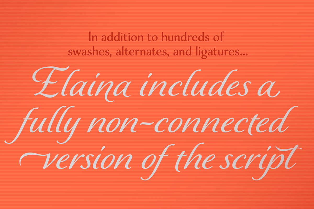 Elaina Family, a Serif Font by Laura Worthington | Creative Market