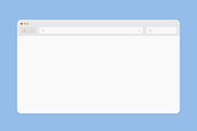 Flat Browser Interface, a Product Mockup by Creative VIP
