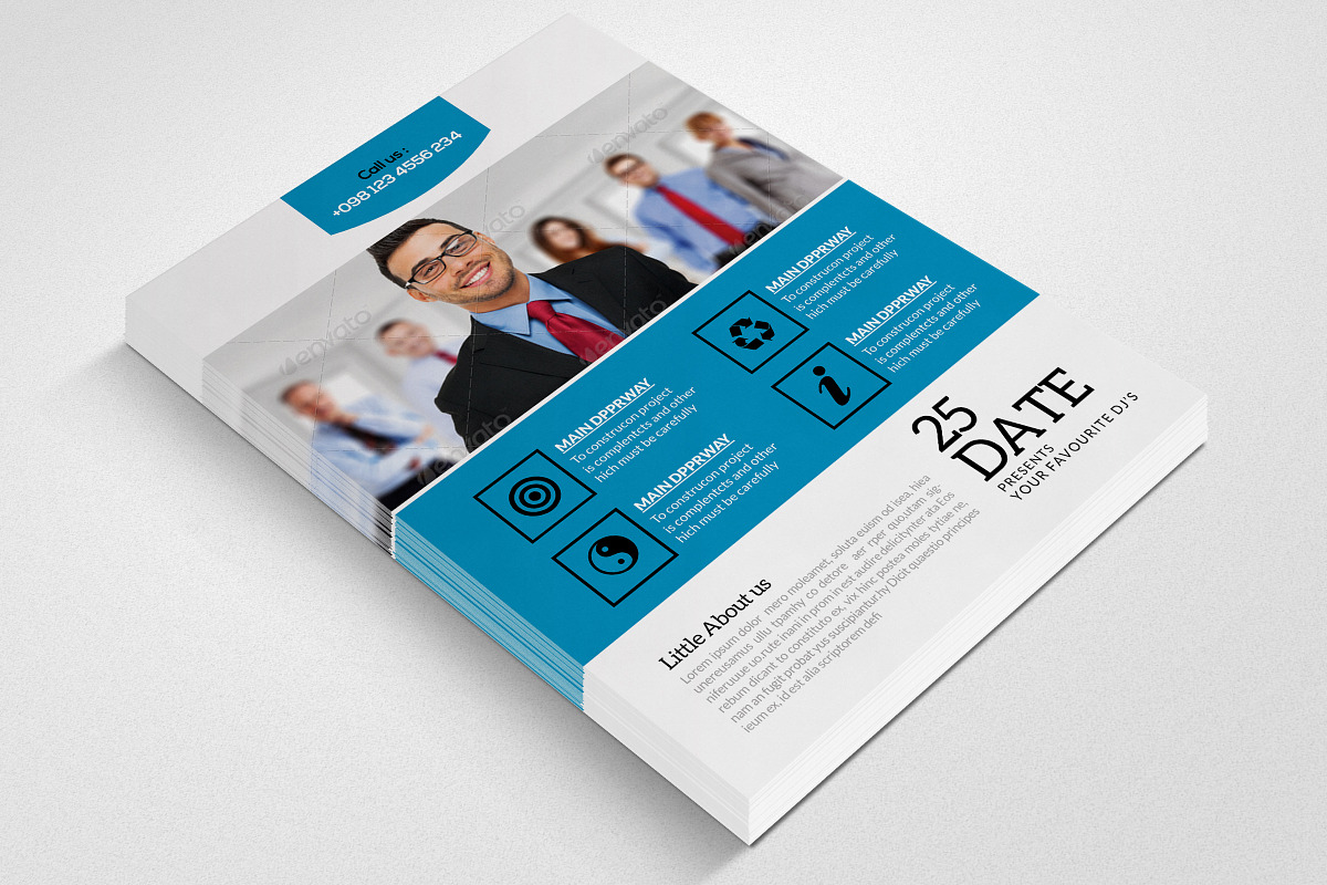 HR Consulting Business Flyer, a Flyer Template by Business Flyers
