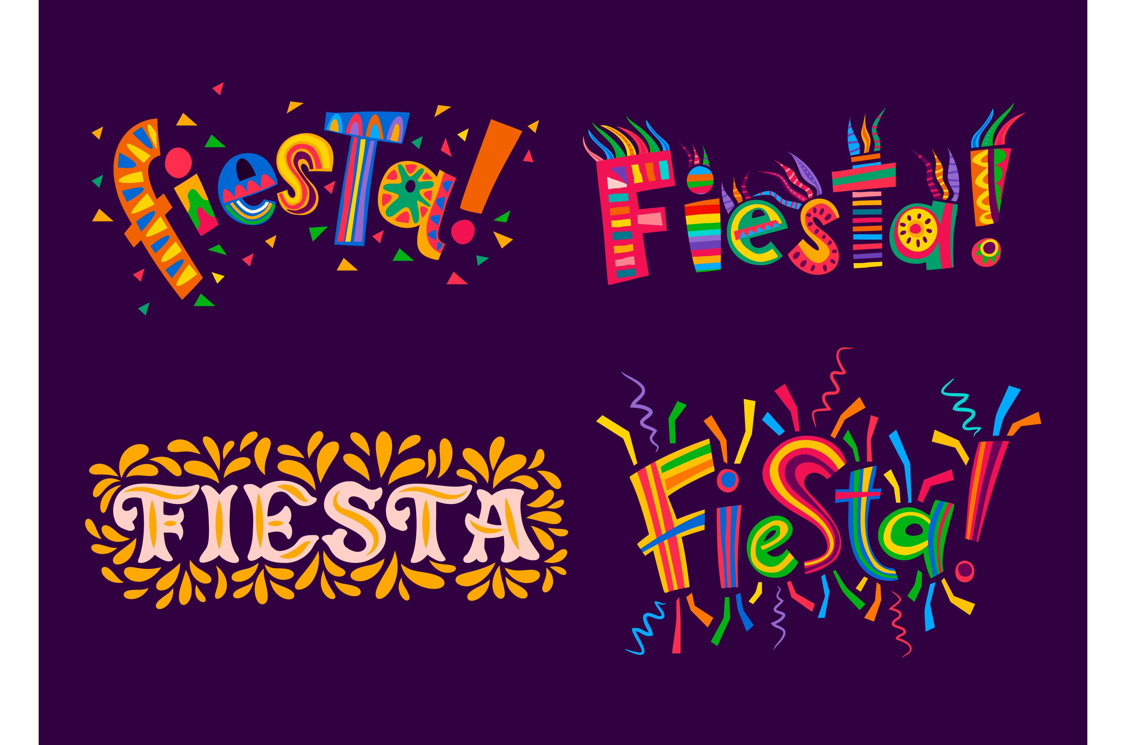 Fiesta party of carnival, a Decorative Illustration by Vector Tradition