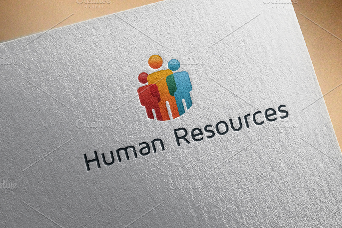 Human Resource logo design, a Branding & Logo Template by Manudesign
