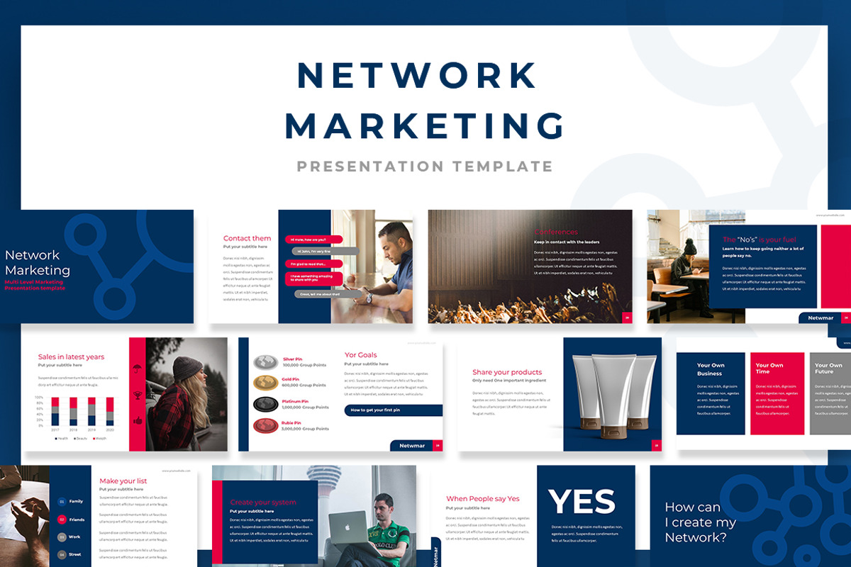 Network Marketing | PPT Template, a Presentation Template by Zacomic ...