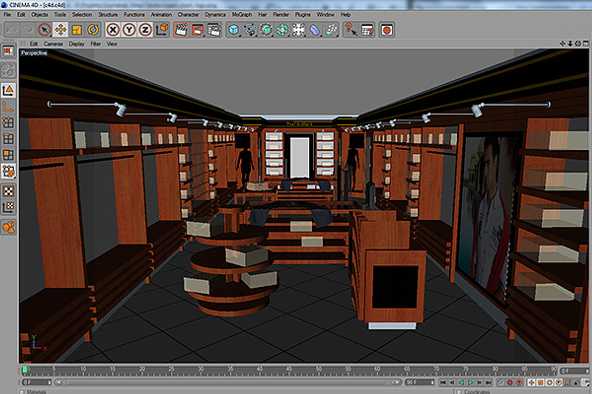 Clothing Store interior Render Ready, an Architecture 3D Model by VisualCG