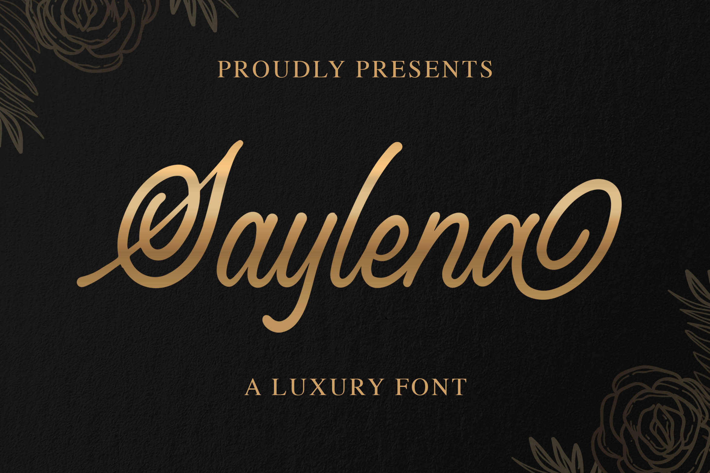 Saylena - Luxury Script Font, a Script Font by Blankids Studio
