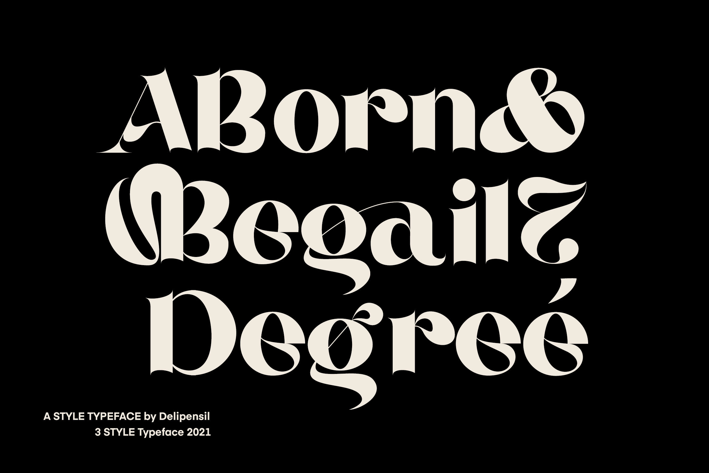 ABORN Modern Serif/Vintage Font, a Serif Font by delipensil