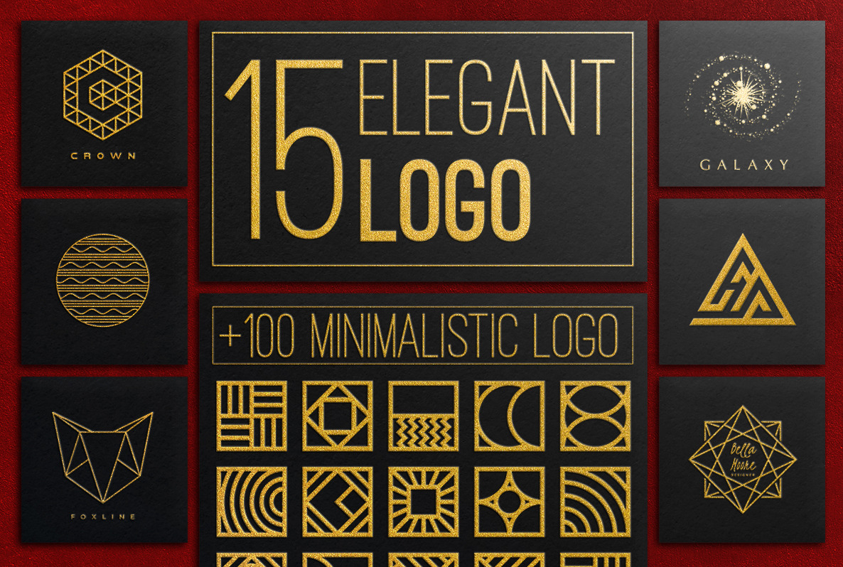 Elegant Logos, a Branding & Logo Template by Michael Rayback Design