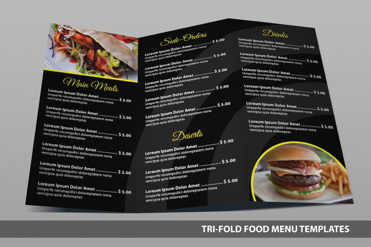 Multipurpose Food Menu Template, a Brochure Template by voryu