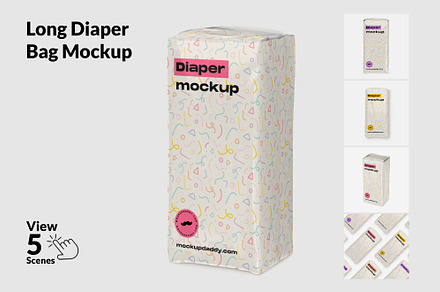 Diaper Mockup | Packaging Mockups ~ Creative Market