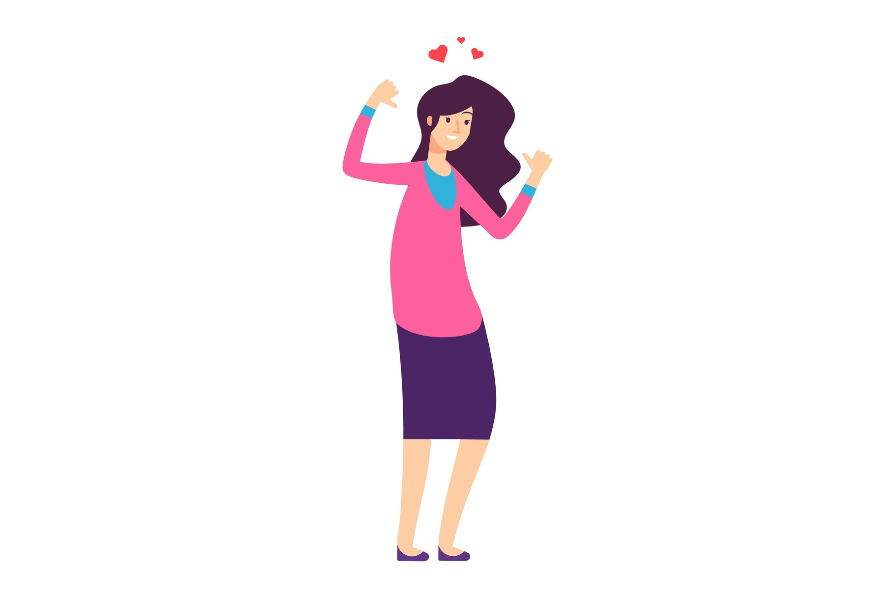 Confident woman. Confidence, high, a Background Graphic by Valerie Bodnar