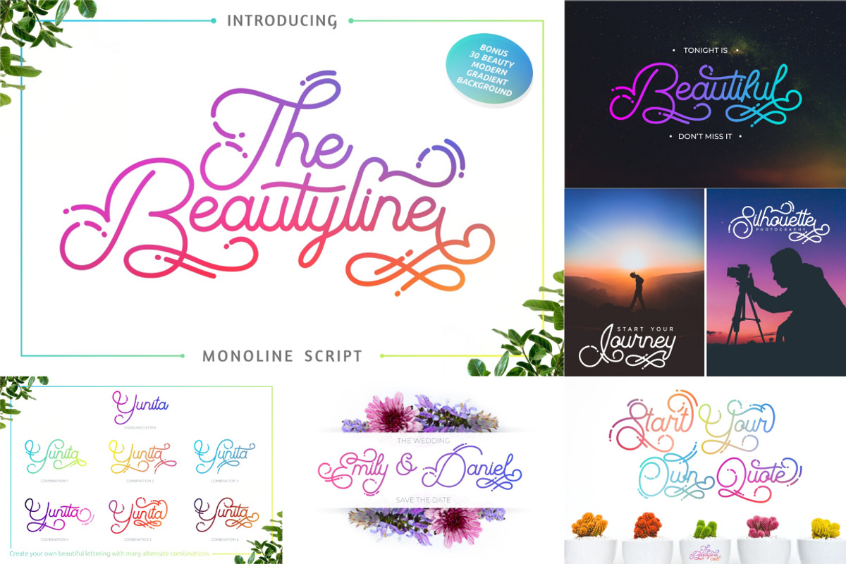 Growing Font Bundle - Monthly Updates
