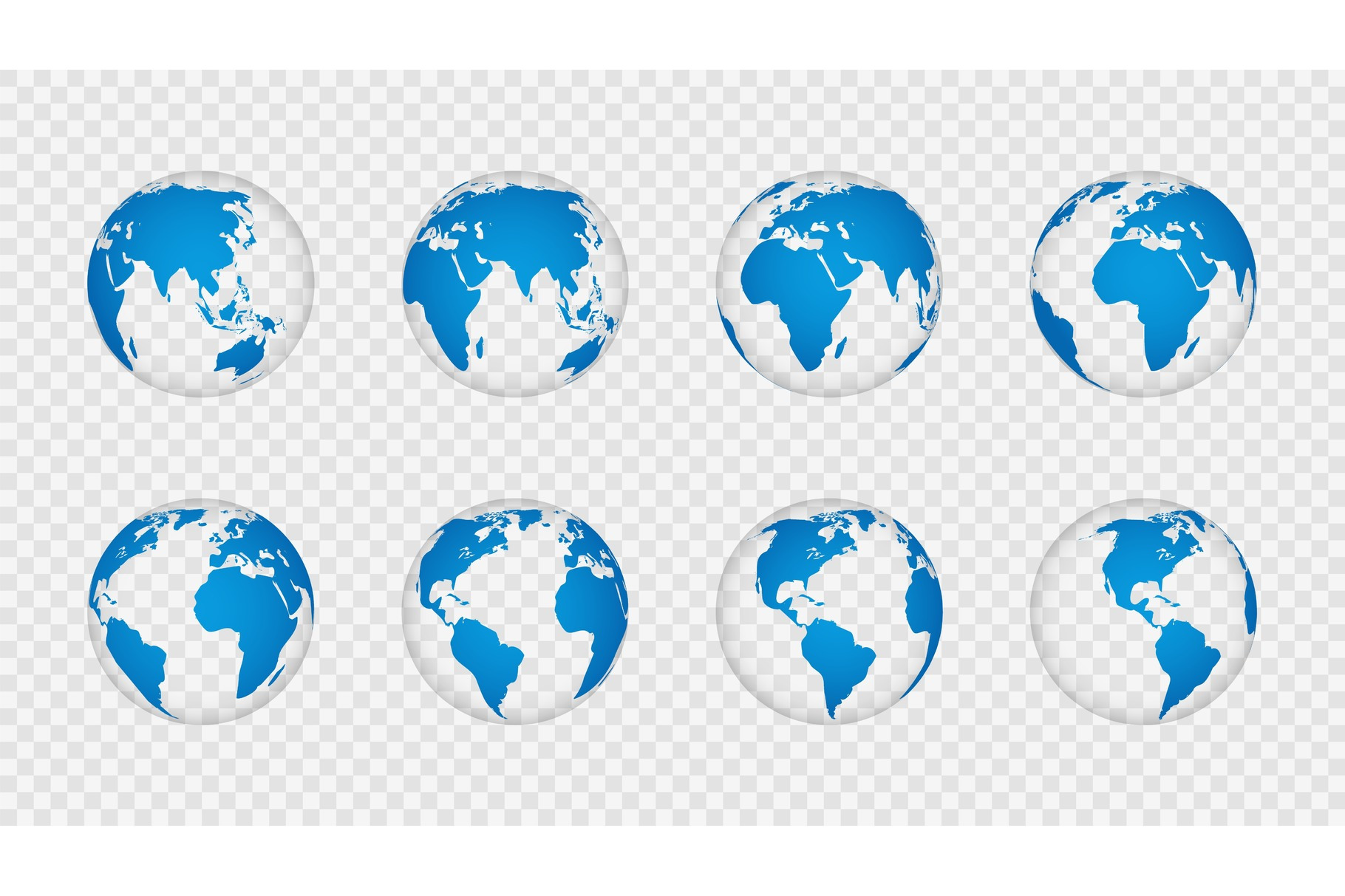 Earth globe 3d. Realistic world map, a Technology Illustration by ...