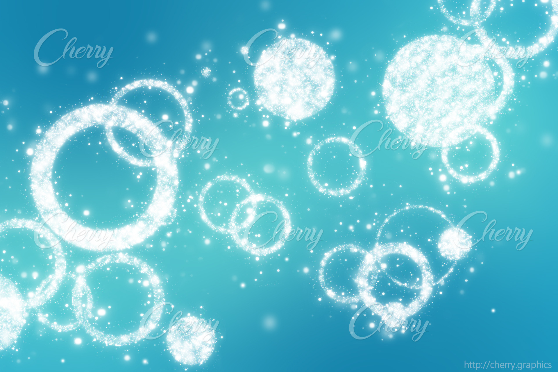 Light blue magical background, an Illustration by PSDgraphics