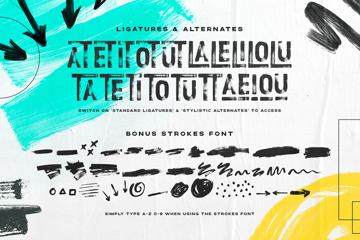 Harlem Brush Font, a Sans Serif Font by Sam Parrett