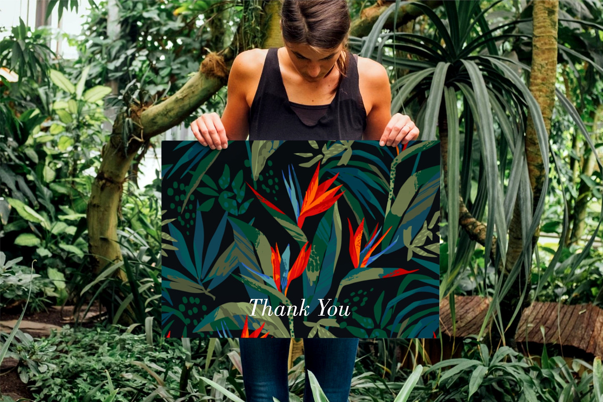 Jungle patterns & elements, a Pattern Graphic by Nadia Grapes
