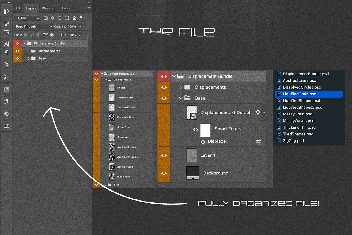 Photoshop Displacement Map