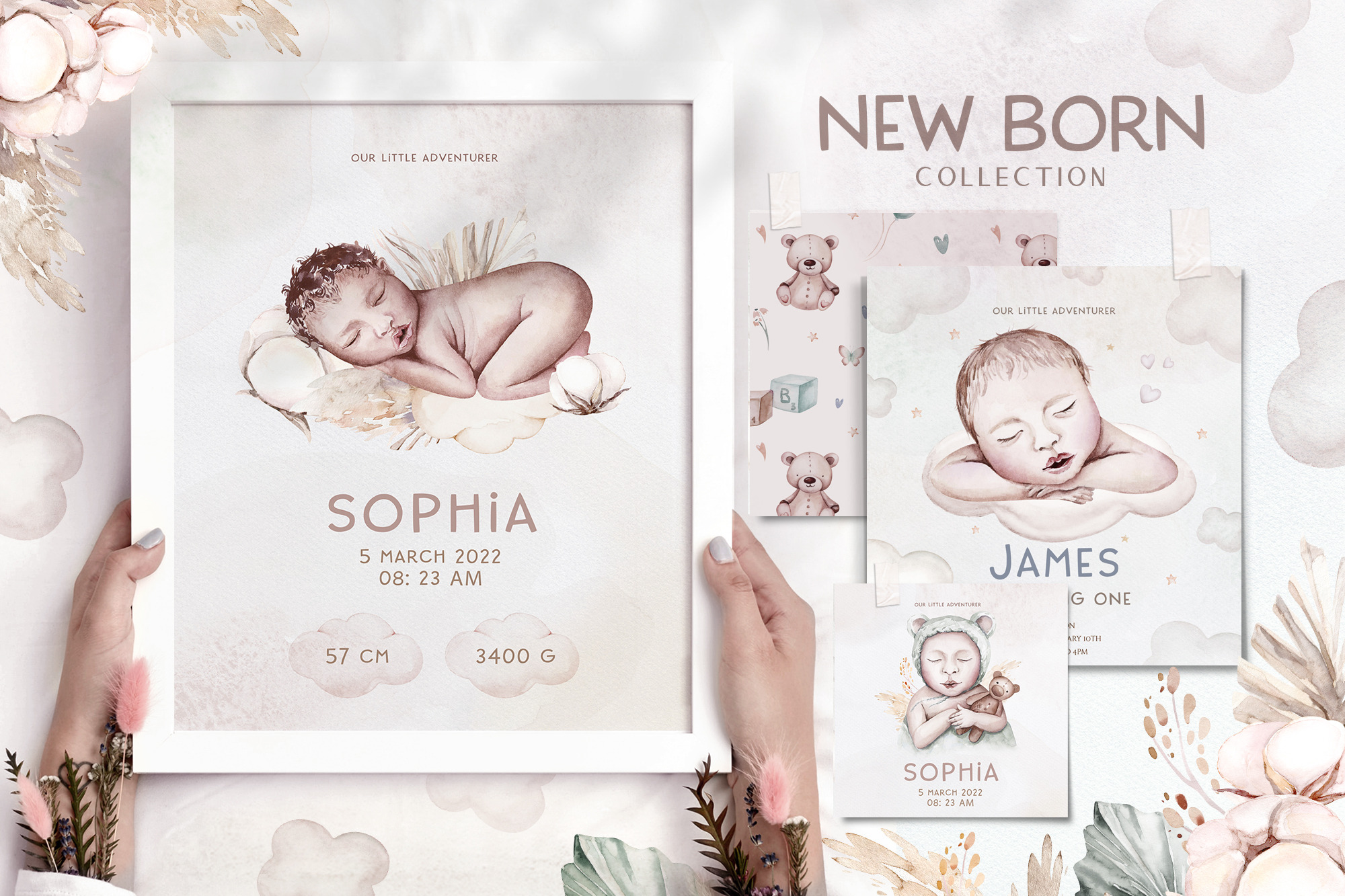 Newborn baby collection Part II, a Person Illustration by Peace ART ...