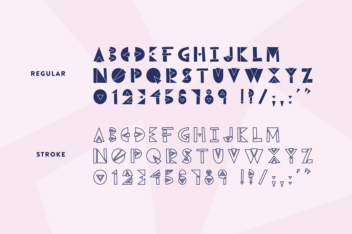 Break Thru - Geometric Font, a Sans Serif Font by Jordan Dale Young