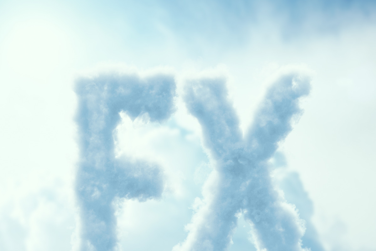Sky / Cloud Letters, an Object Graphic by GK Creative