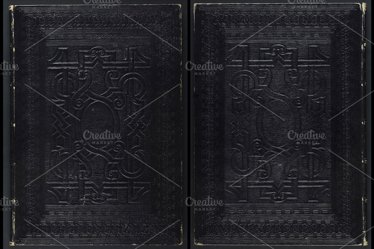 Antique Book Cover Textures, a Texture Graphic by Blue Line Design