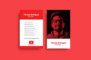 Youtuber Business Card, a Business Card Template by Smashing_Studio
