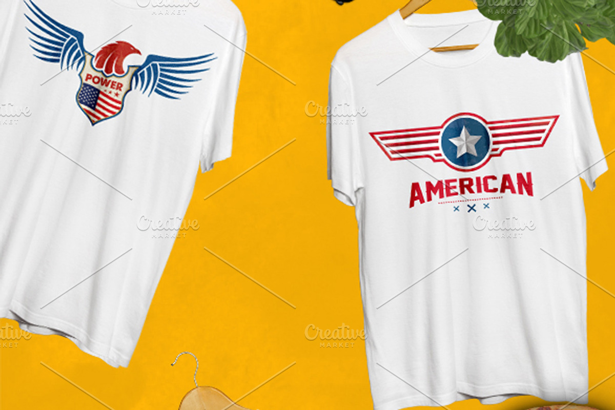 USA Vintage Badge Logos, a Branding & Logo Template by Graphicgo