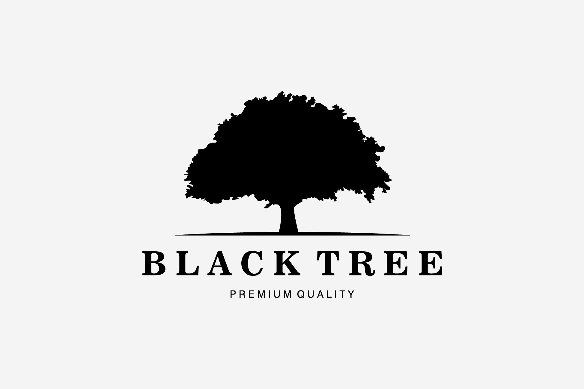 Black Tree Logo Vector Design Icon, a Branding & Logo Template by Pyruos ID