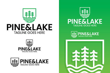 Pine Evergreen Fir Conifer Tree Logo | Branding & Logo Templates ...