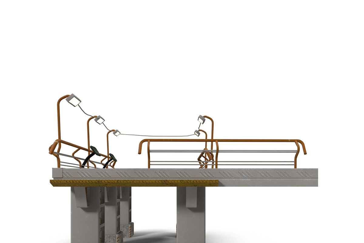 Sci fi platform, an Architecture 3D Model by AndrewWhite