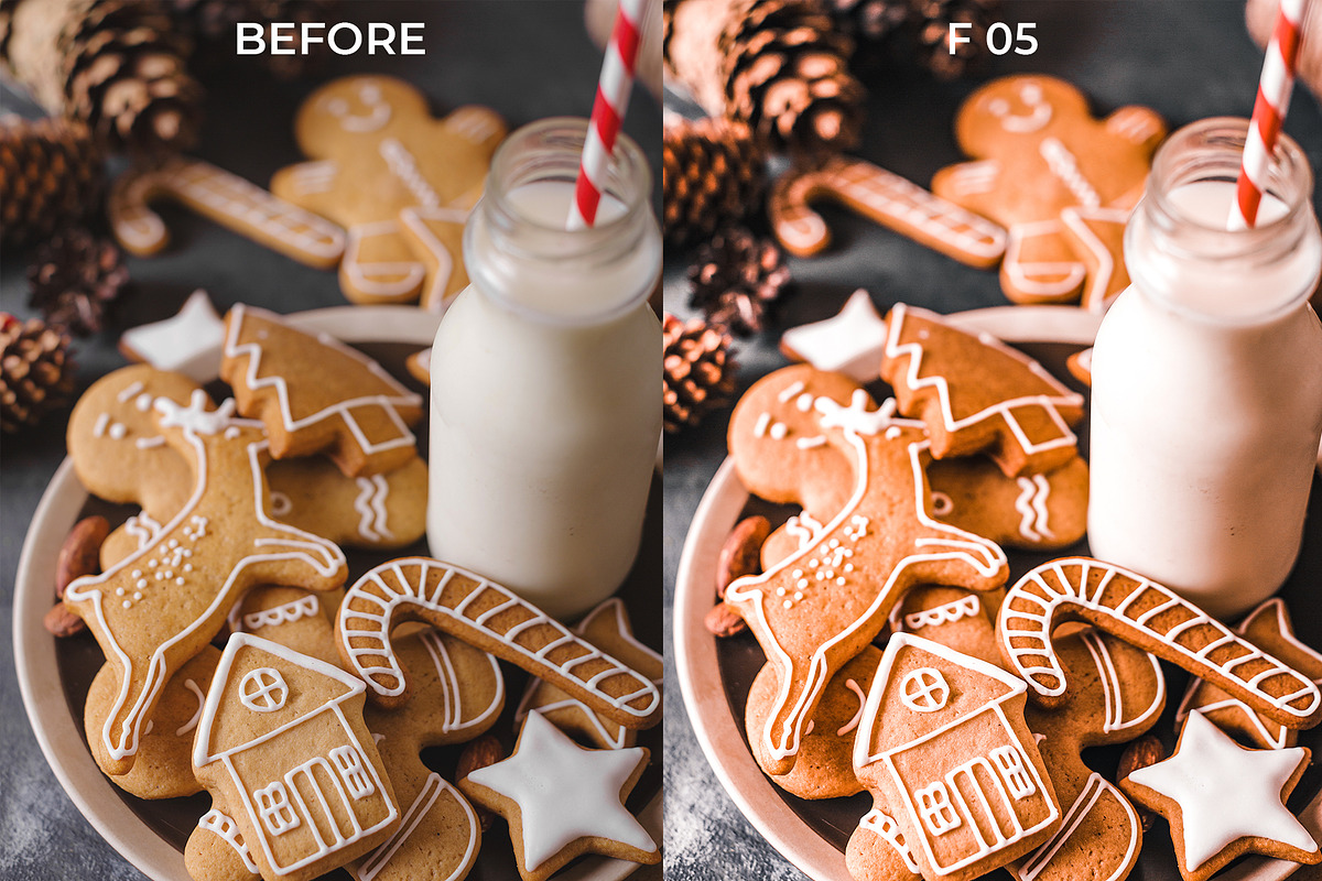 20 Yummy Yummy Lightroom Presets, an Action Add-On by Olg Store