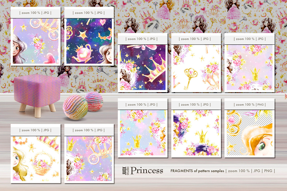 PRINCESS patterns & elements