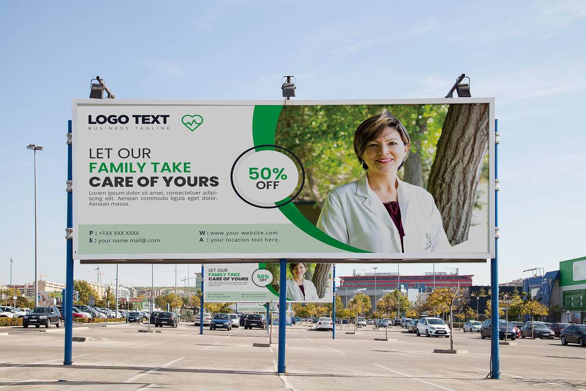 Health Banner Design Template, a Flyer Template by MRI STUDIO ...