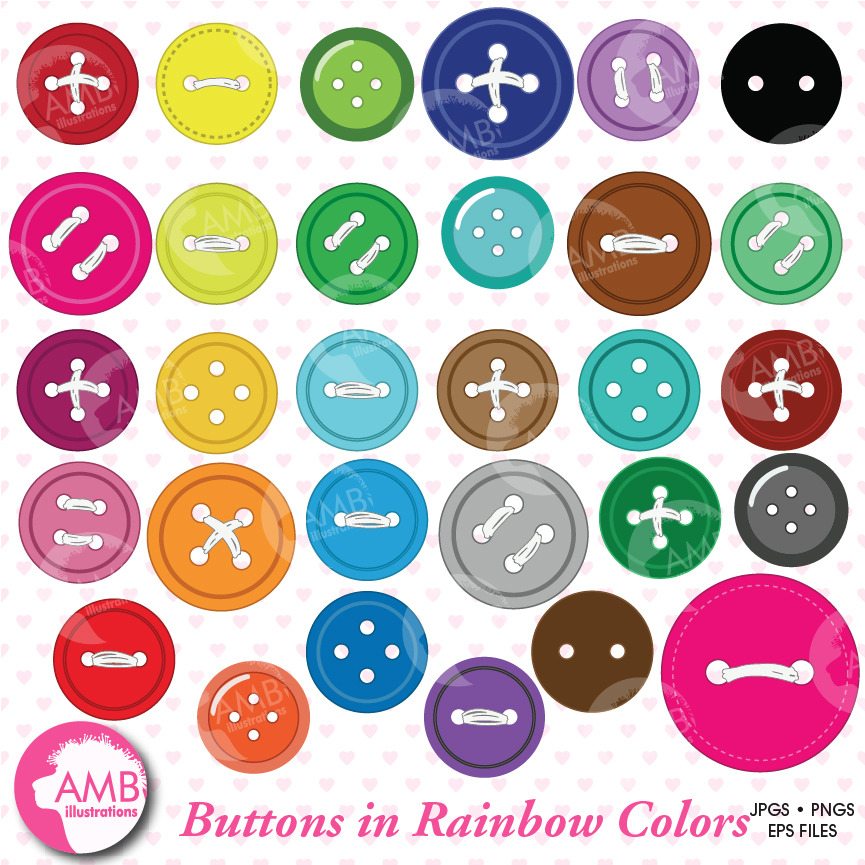 Button clipart AMB-304, an Illustration by AMBillustrations