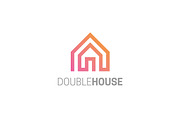 Double House, a Branding & Logo Template by aninndesign | Creative Market