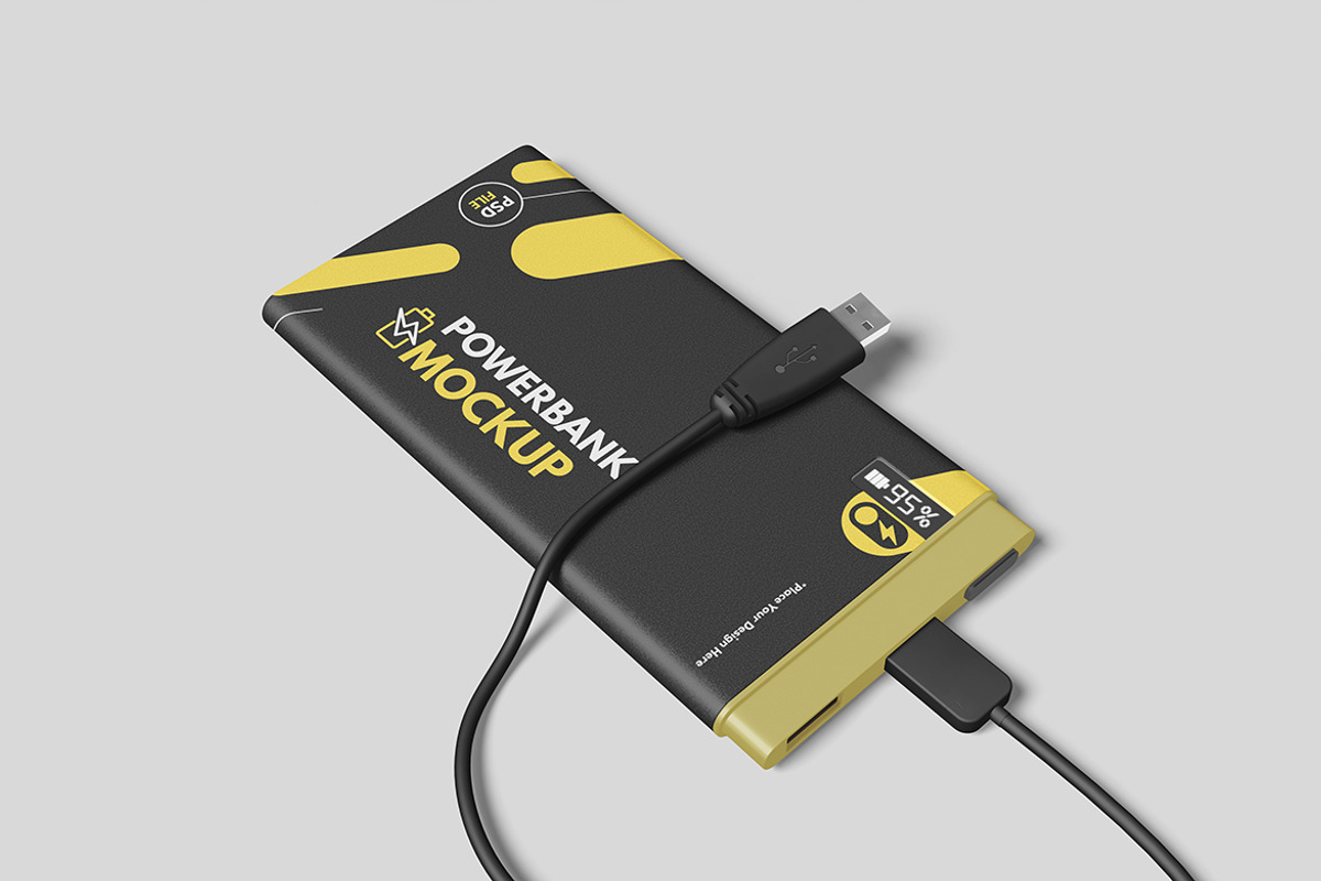 Power Bank Mockup, a Product Mockup by bimockup