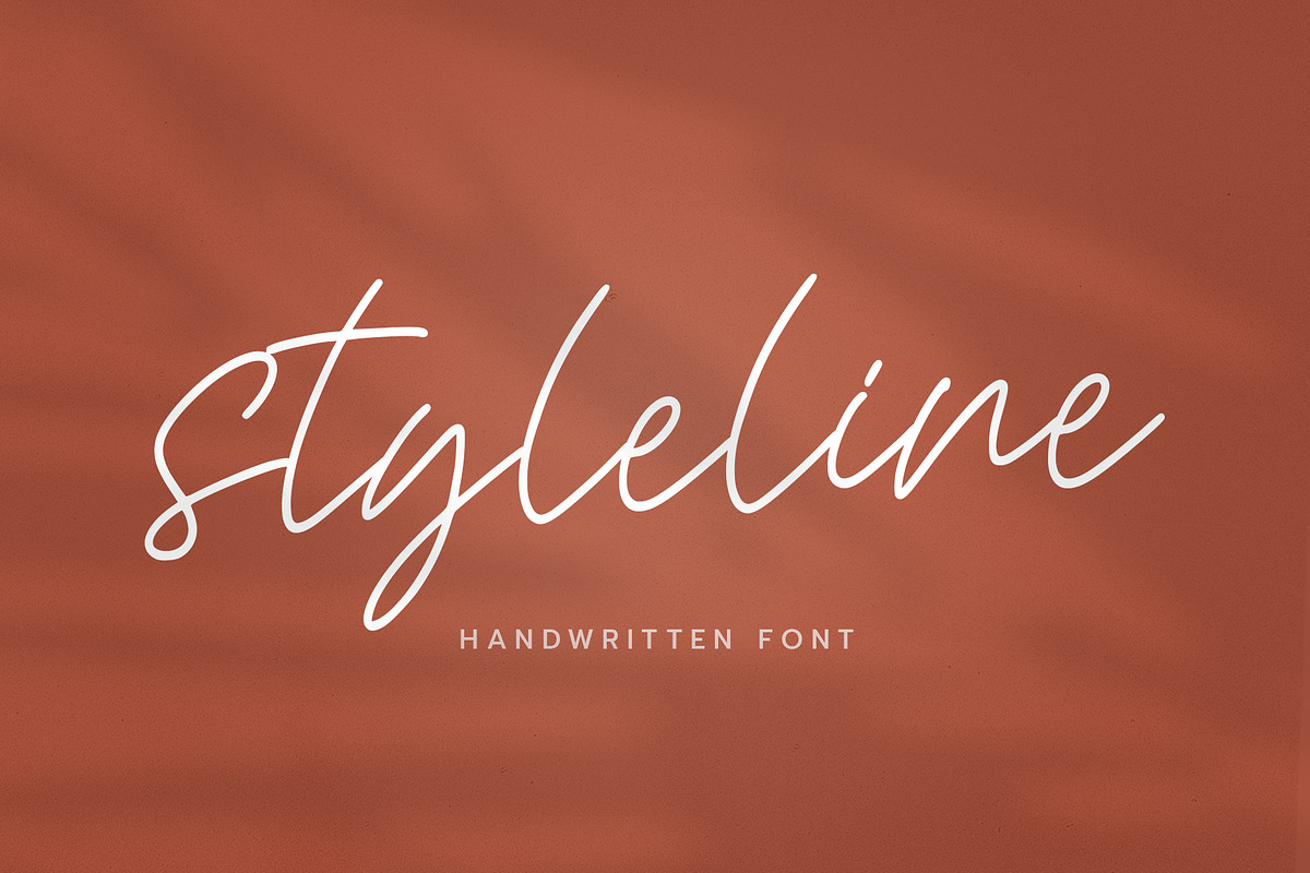 Style Line, a Script Font by Paul Hewitt